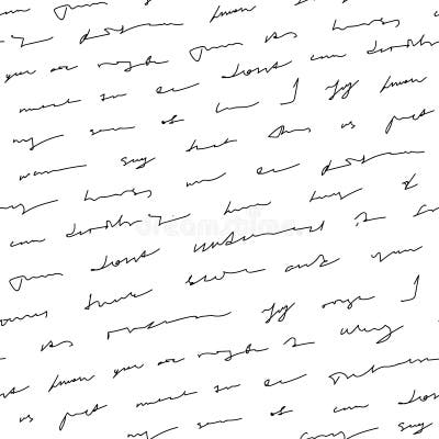 Cursive Letters Seamless Stock Illustrations – 120 Cursive Letters ...