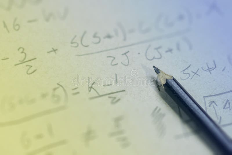 Handwriting Formula on a Paper with Pen. Business Success Concept Image ...