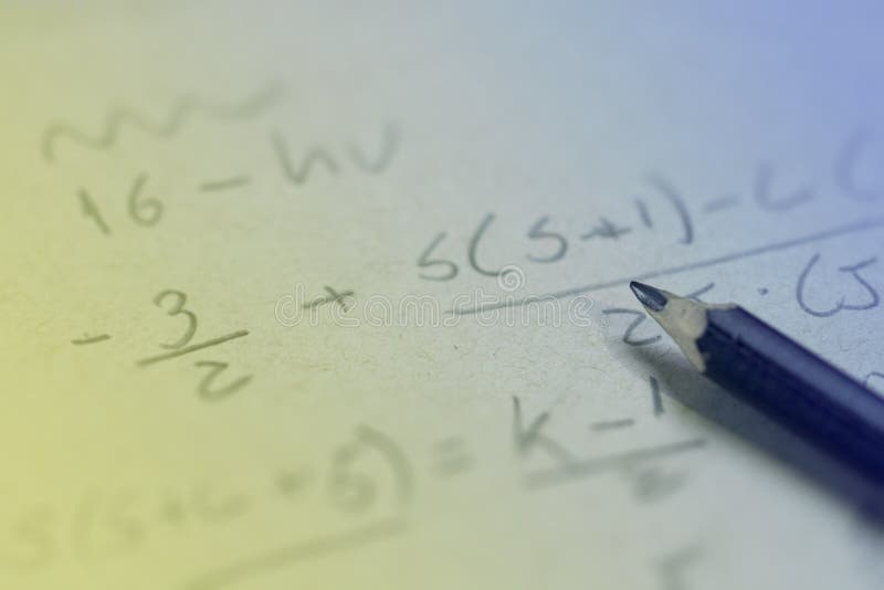 Handwriting Formula on a Paper with Pen. Business Success Concept Image ...