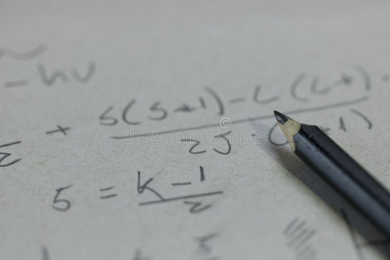 Handwriting Formula on a Paper with Pen. Business Success Concept Image ...