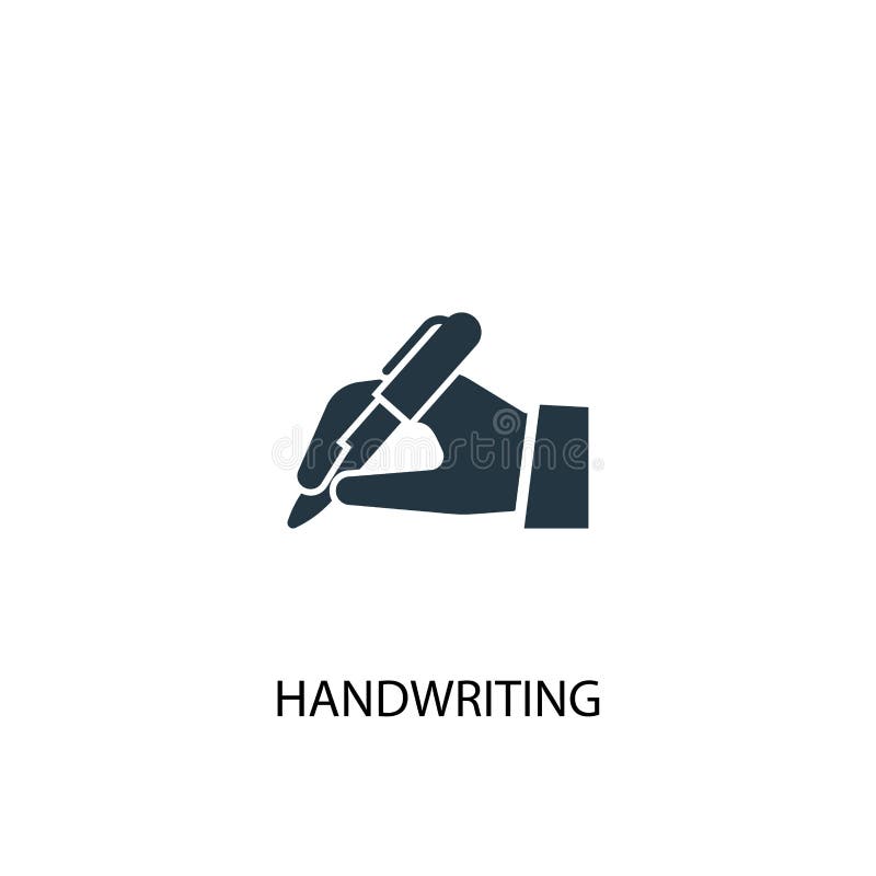 Handwriting Icon Vector Illustration Photo Stock Illustration ...