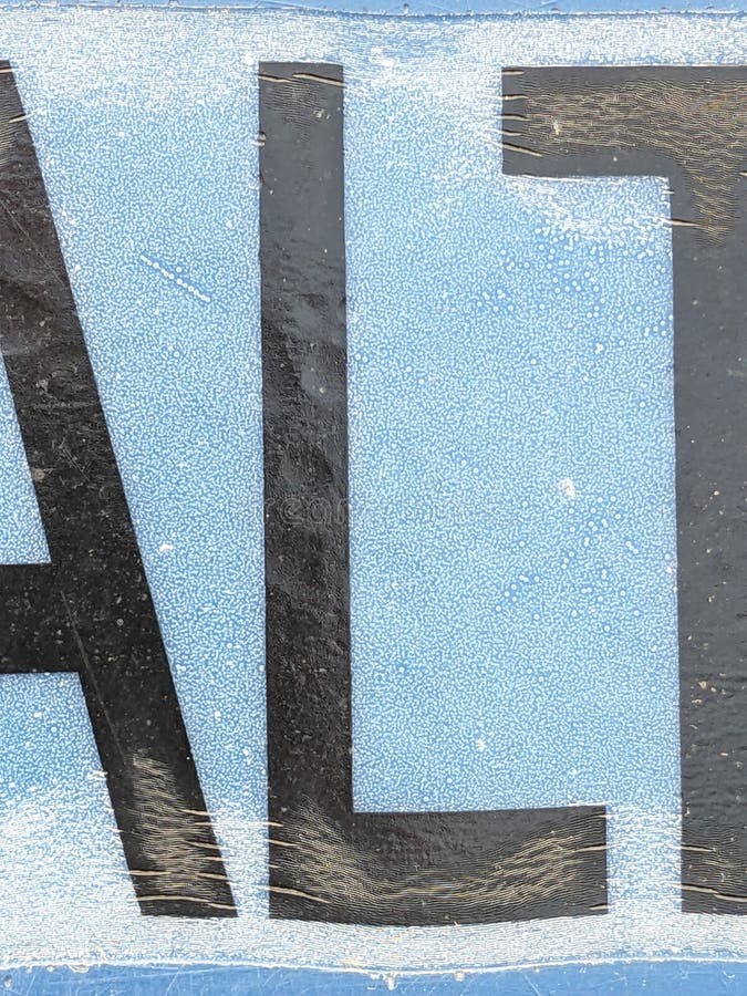 Handwriting Letter in Distressed State Sign Font L Typography Stock ...