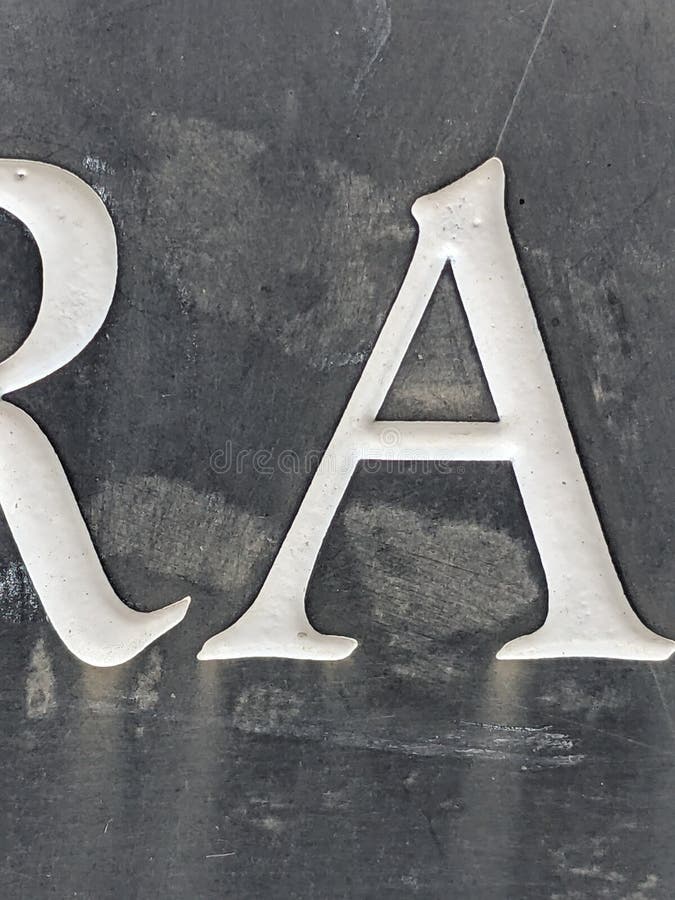 Handwriting Letter in Distressed State Sign Font a Typography Stock ...