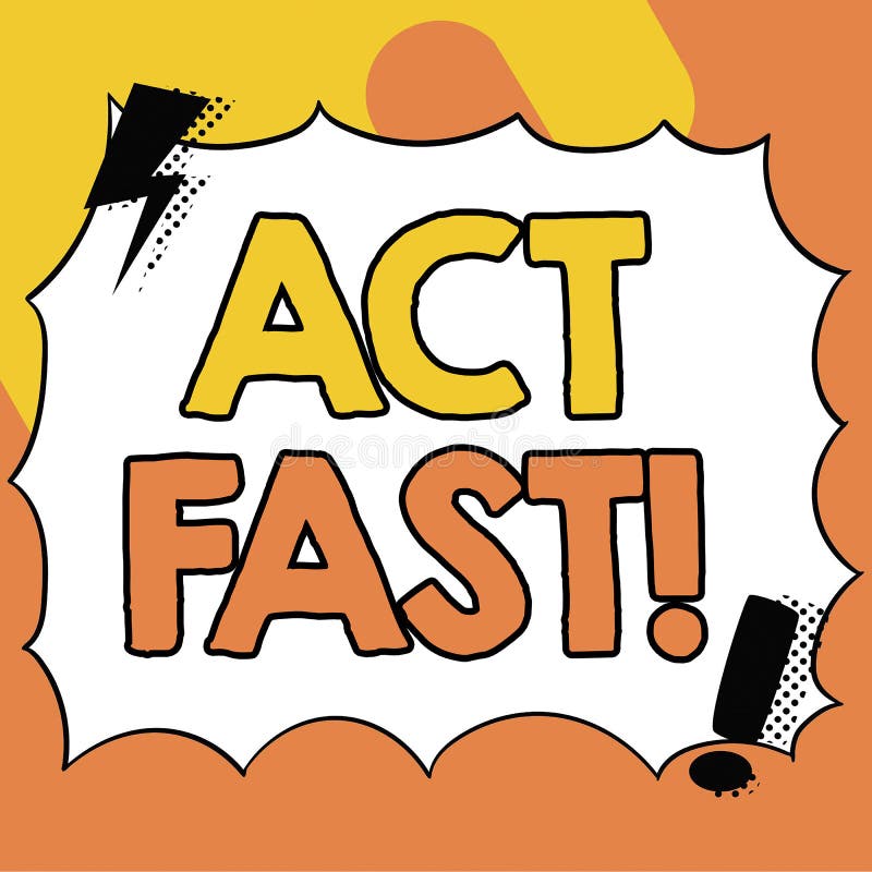 Handwriting Text Act Fast. Business Showcase Voluntarily Move in the ...