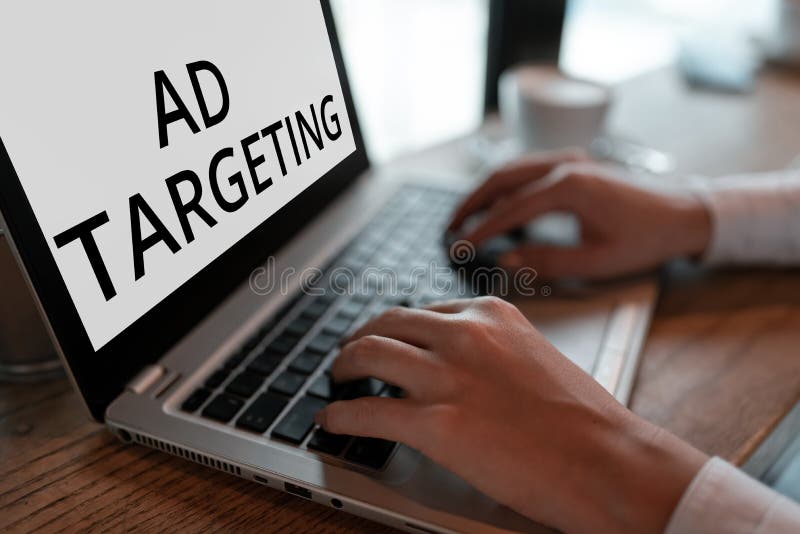 Handwriting Text Ad Targeting. Business Concept Target the Most ...