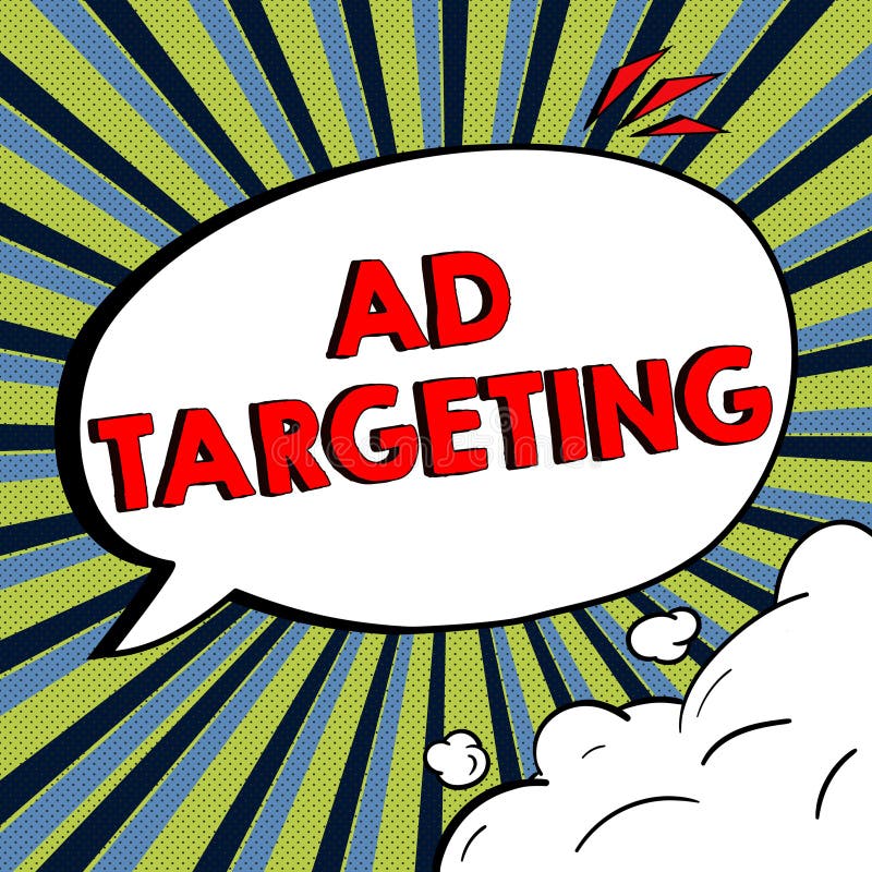Handwriting Text Ad Targeting. Internet Concept Target the Most ...