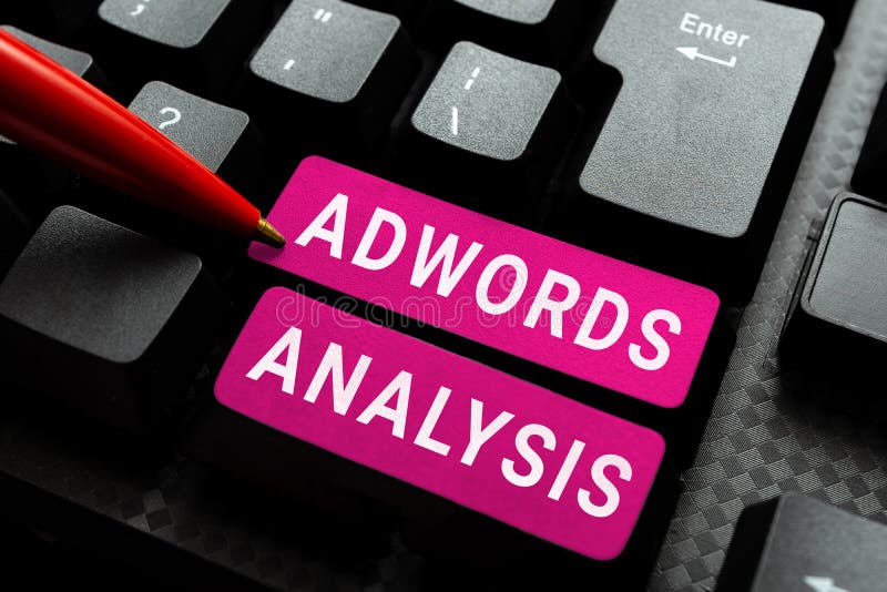 Text Showing Inspiration Adwords Analysis. Internet Concept Change in Procedure Designed To ...