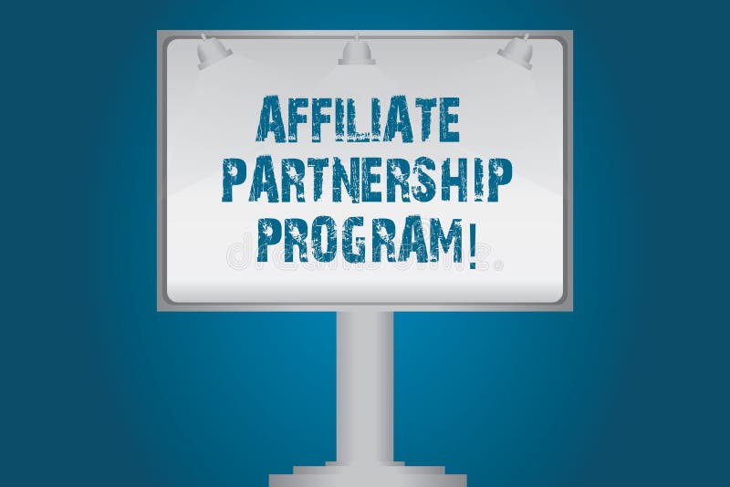 Handwriting Text Affiliate Partnership Program. Concept Meaning Jointly ... Handwriting Text Affiliate Partnership Program. Concept Meaning Jointly ...