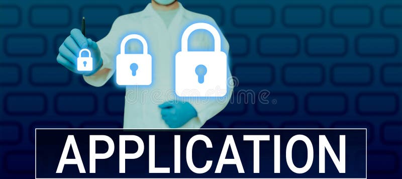 Sign Displaying Application. Business Showcase an Order for Something ...