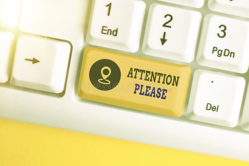 Handwriting Text Attention Please. Concept Meaning Asking Showing Sop ... Handwriting Text Attention Please. Concept Meaning Asking Showing Sop ...