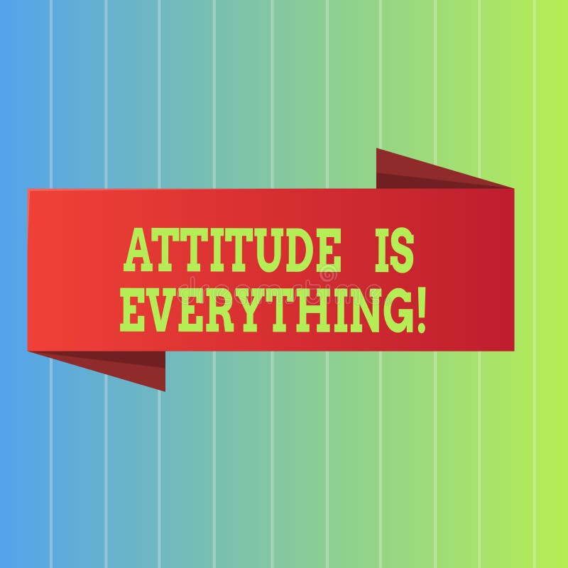 Handwriting Text Attitude is Everything. Concept Meaning Personal ... Handwriting Text Attitude is Everything. Concept Meaning Personal ...