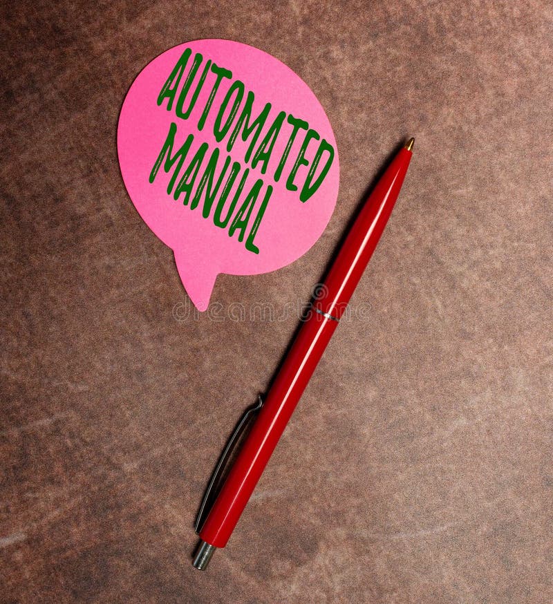 Handwriting Text Automated Manual. Word for As Trigger Shift and it Can ...