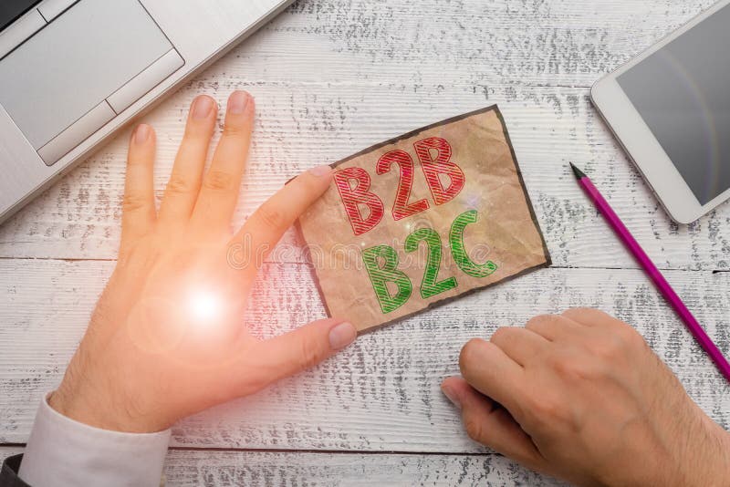 Handwriting Text B2B B2C. Concept Meaning Two Types for Sending Emails ... Handwriting Text B2B B2C. Concept Meaning Two Types for Sending Emails ...