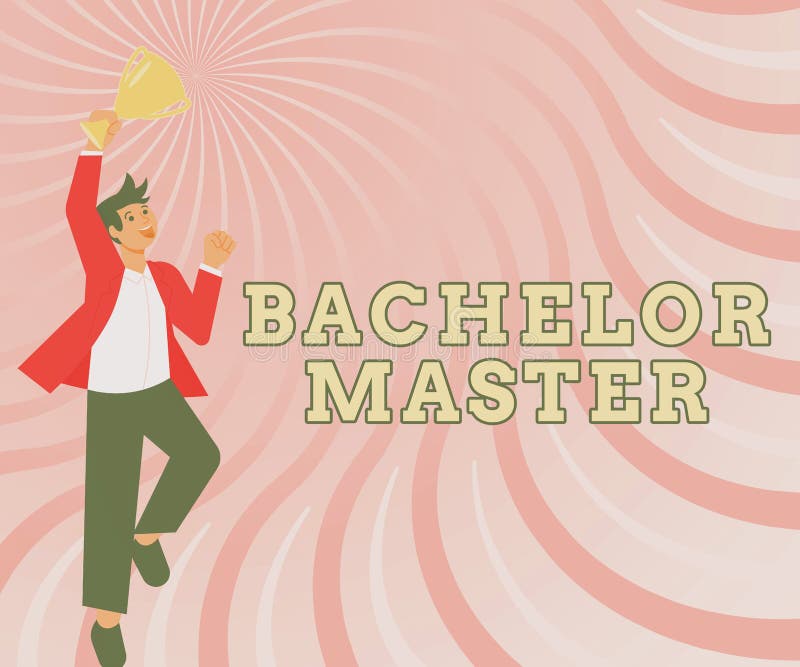 Handwriting Text Bachelor Master. Business Approach an Advanced Degree ...