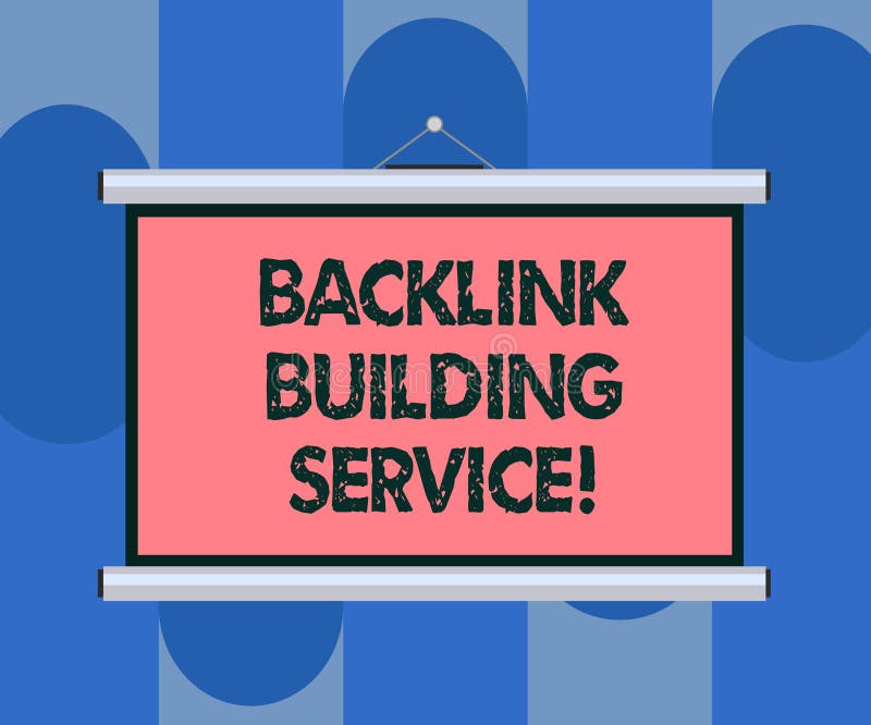 Handwriting Text Backlink Building Service. Concept Meaning Increase ...