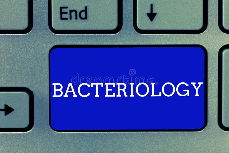 Handwriting Text Bacteriology. Concept Meaning Branch of Microbiology ...