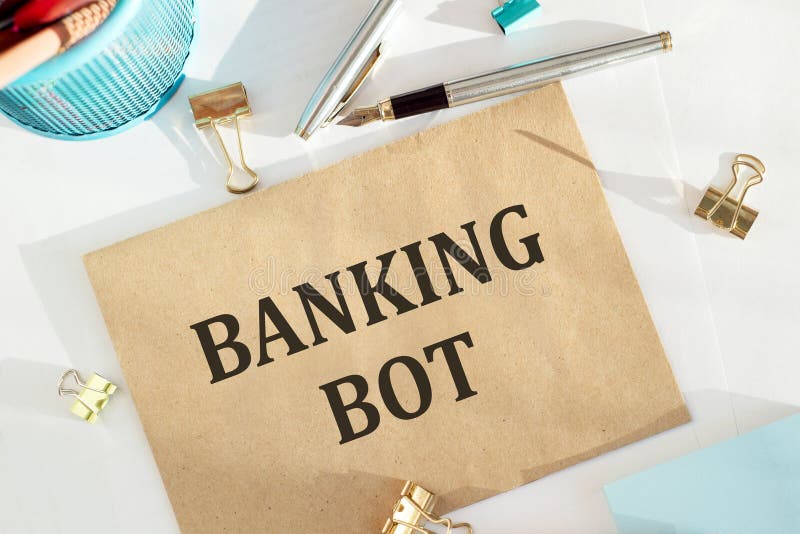 Handwriting Text Banking Bot. Concept Meaning Application that Runs ...