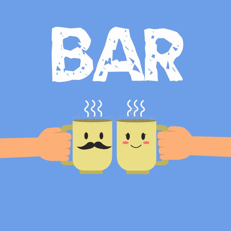 Handwriting Text Bar. Concept Meaning Restaurant Cafe Across Which ...