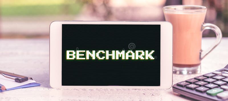 Text Caption Presenting Benchmark. Business Concept Using or Able To ...