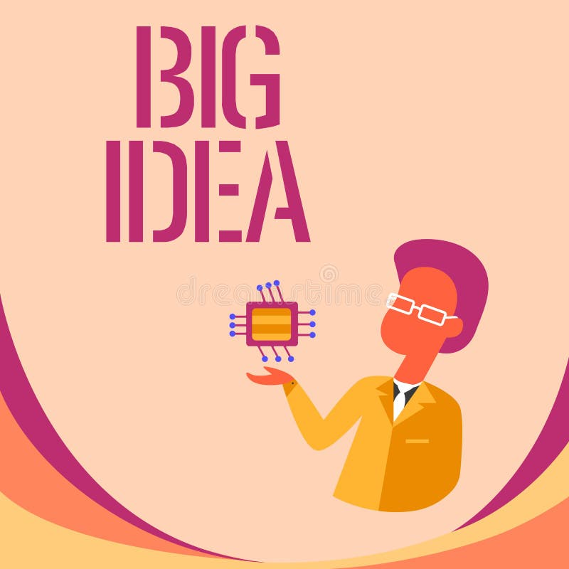 Conceptual Display Big Idea. Business Showcase Having Great Creative ...