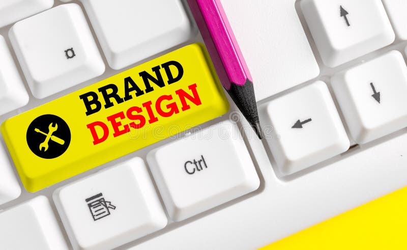 Handwriting Text Brand Design. Concept Meaning Visual Elements that ...