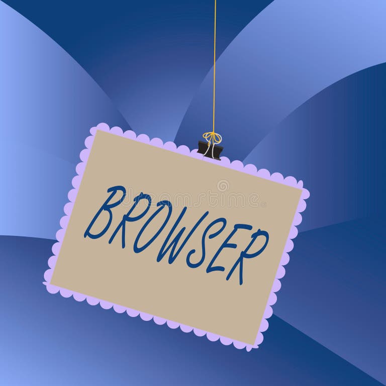 Handwriting Text Browser. Concept Meaning Computer Program Graphical ...