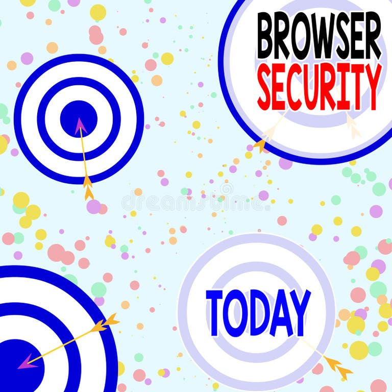 Handwriting Text Browser Security. Concept Meaning Security To Web ...