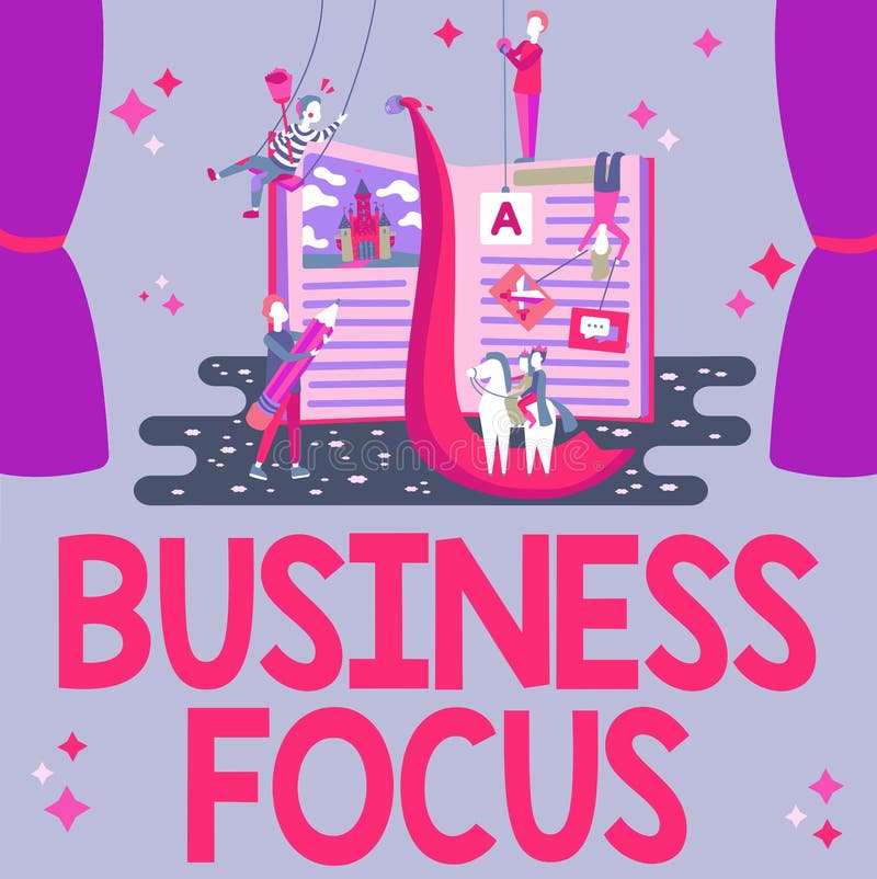 Handwriting Text Business Focus. Concept Meaning Serving the Needs of ...