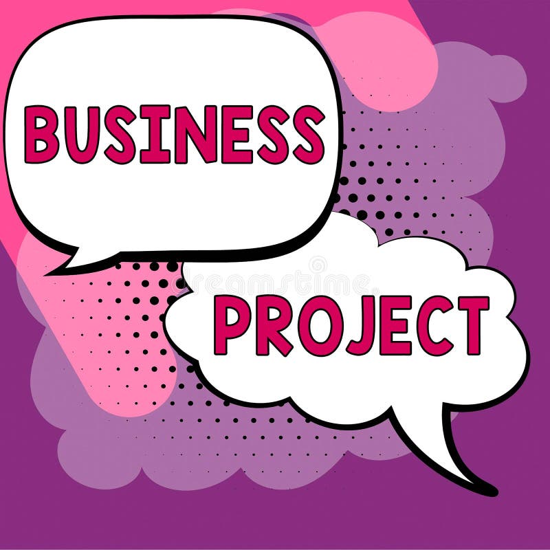 Handwriting Text Business Project. Business Approach Planned Set of ...