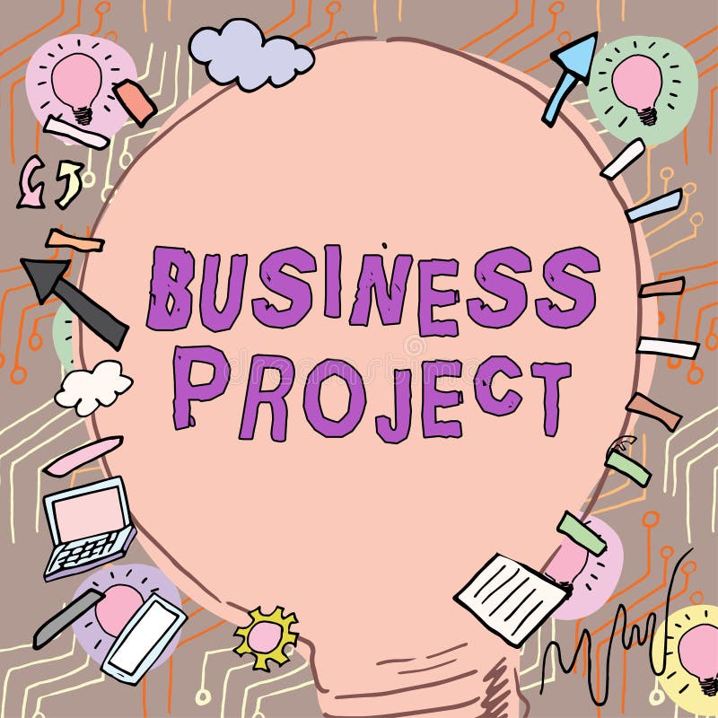 Text Caption Presenting Business Project. Business Idea Company that is ...