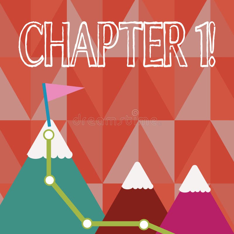 Handwriting Text Chapter 1. Concept Meaning Starting Something New or ...