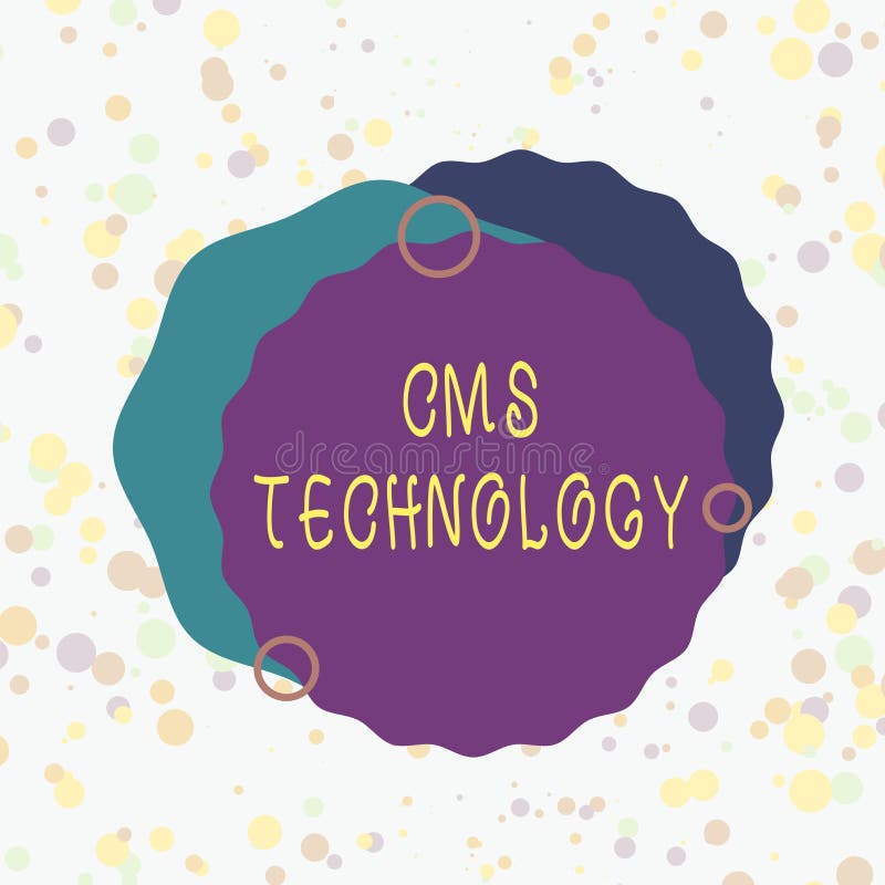 Handwriting Text Cms Technology. Concept Meaning Programs that are Used To Create and ...