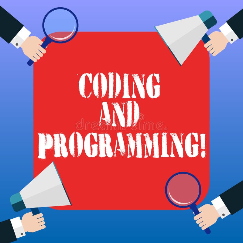 Handwriting Text Coding And Programming Concept Meaning Design And Build An Executable Computer