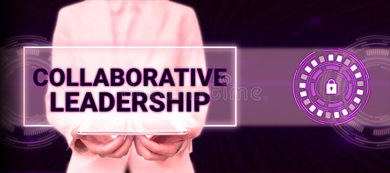 Text Sign Showing Collaborative Leadership. Business Overview People ... Text Sign Showing Collaborative Leadership. Business Overview People ...