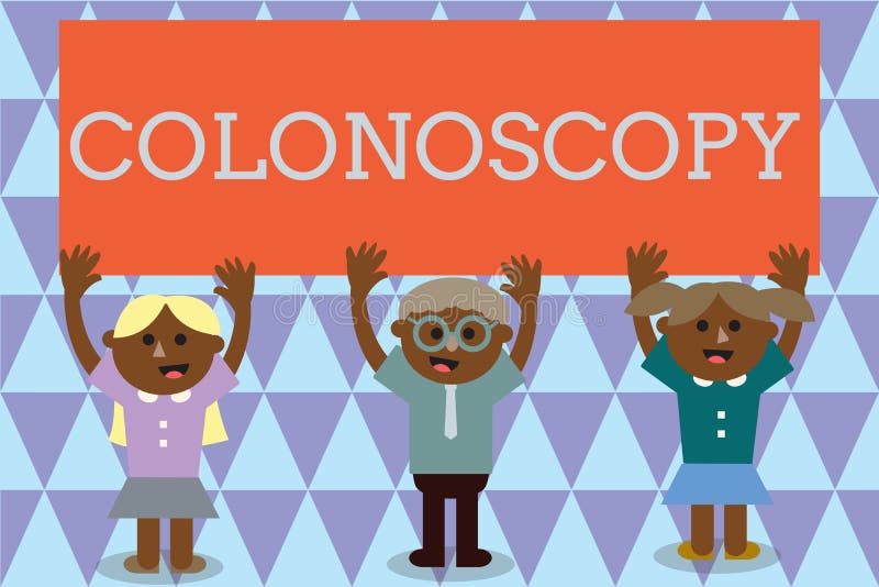 Handwriting Text Colonoscopy. Concept Meaning Endoscopic Examination of ...