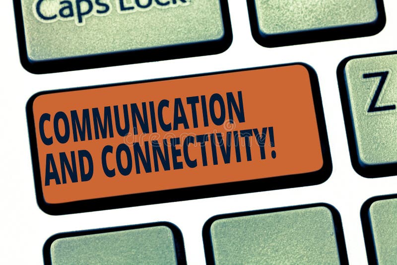 Handwriting Text Communication and Connectivity. Concept Meaning Social ...