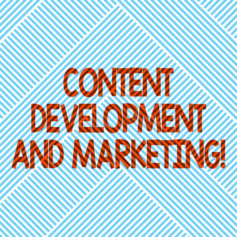 Handwriting Text Content Development and Marketing. Concept Meaning ...