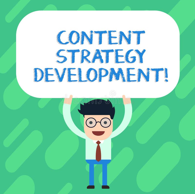 Handwriting Text Content Strategy Development. Concept Meaning Setting ...