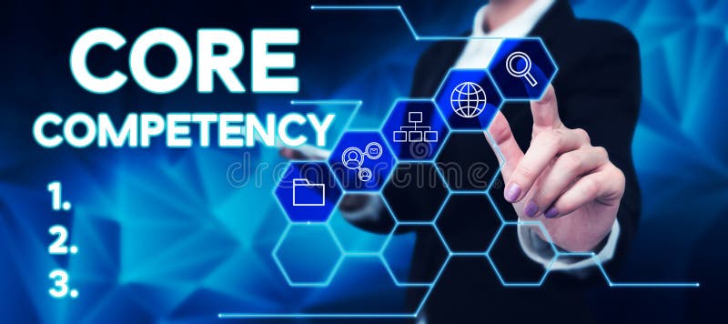 Handwriting Text Core Competency. Business Concept Harmonized ...