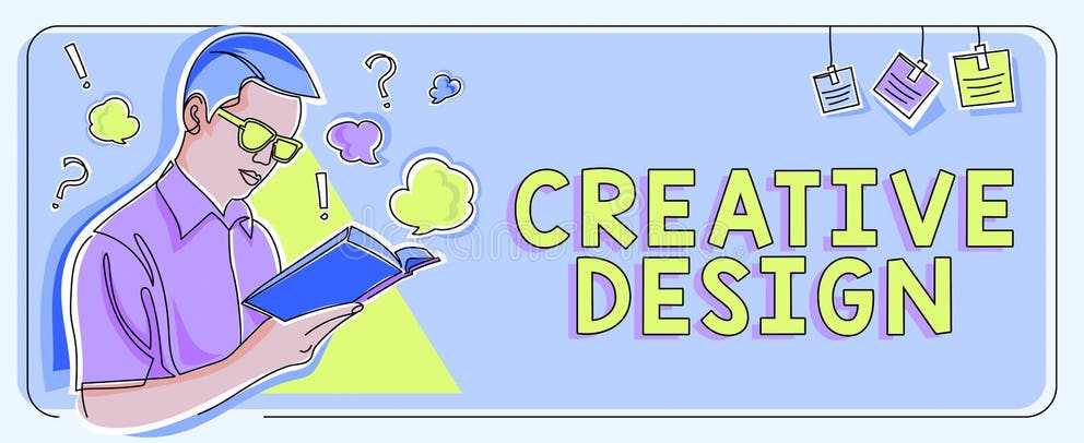 Handwriting Text Creative Design. Business Overview a Visual Element ...