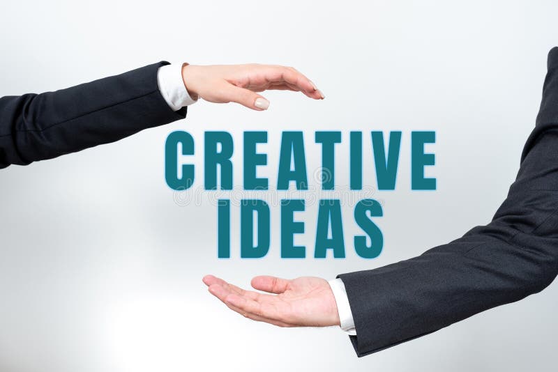 Handwriting Text Creative Ideas. Concept Meaning Unique Strategy for ...