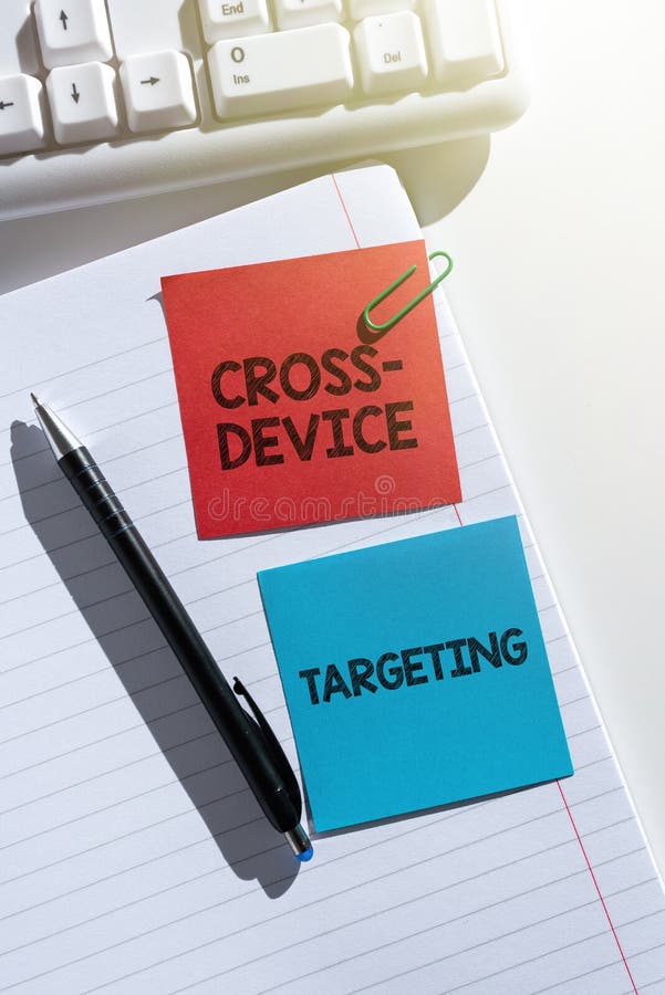 Handwriting Text Cross Device Targeting. Word for Identifying Delivering Ads To a Specific ...