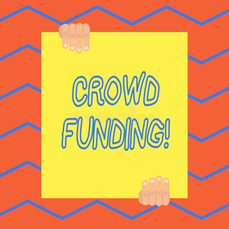 Handwriting Text Crowd Funding. Concept Meaning Technique of Raising ... Handwriting Text Crowd Funding. Concept Meaning Technique of Raising ...