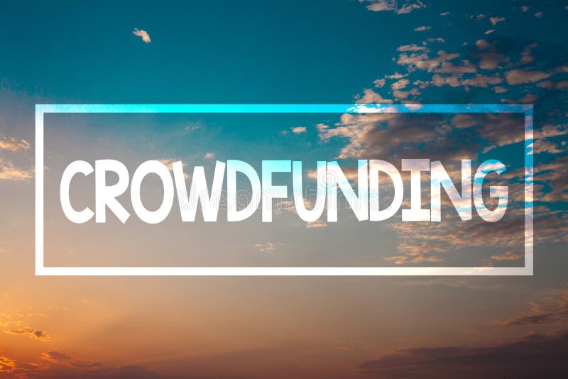 Handwriting Text Crowdfunding. Concept Meaning Funding a Project by ... Handwriting Text Crowdfunding. Concept Meaning Funding a Project by ...