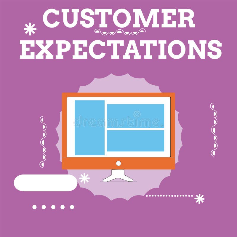 Customer Expectations Stock Illustrations – 631 Customer Expectations ...