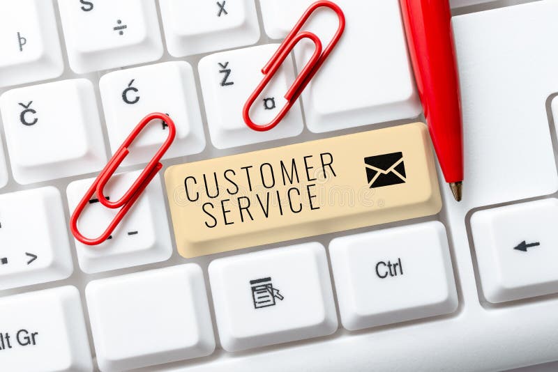 Conceptual Caption Customer Serviceprocess of Ensuring Client ...