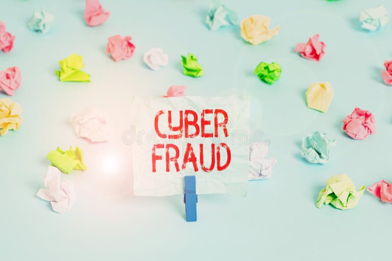 Handwriting Text Cyber Fraud. Concept Meaning Any Crime that is ... Handwriting Text Cyber Fraud. Concept Meaning Any Crime that is ...