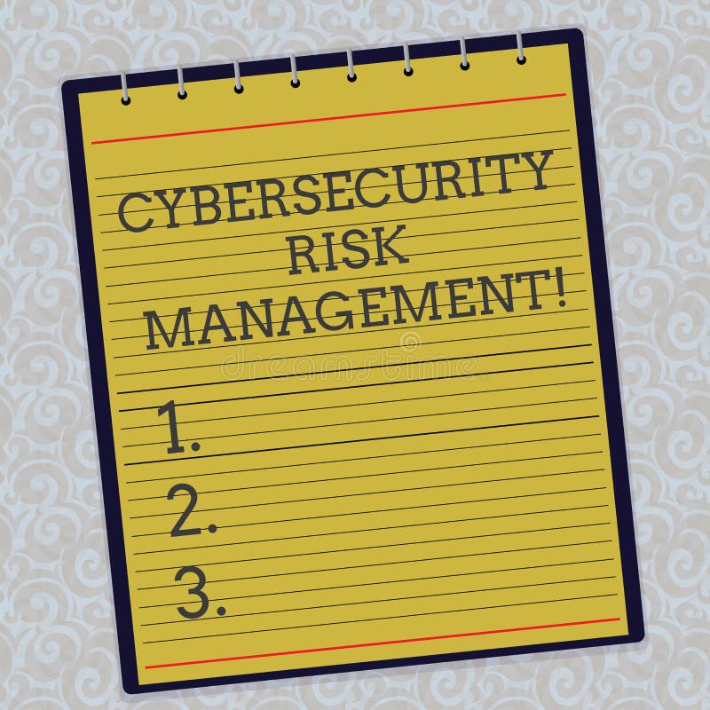 Handwriting Text Cybersecurity Risk Management. Concept Meaning ... Handwriting Text Cybersecurity Risk Management. Concept Meaning ...
