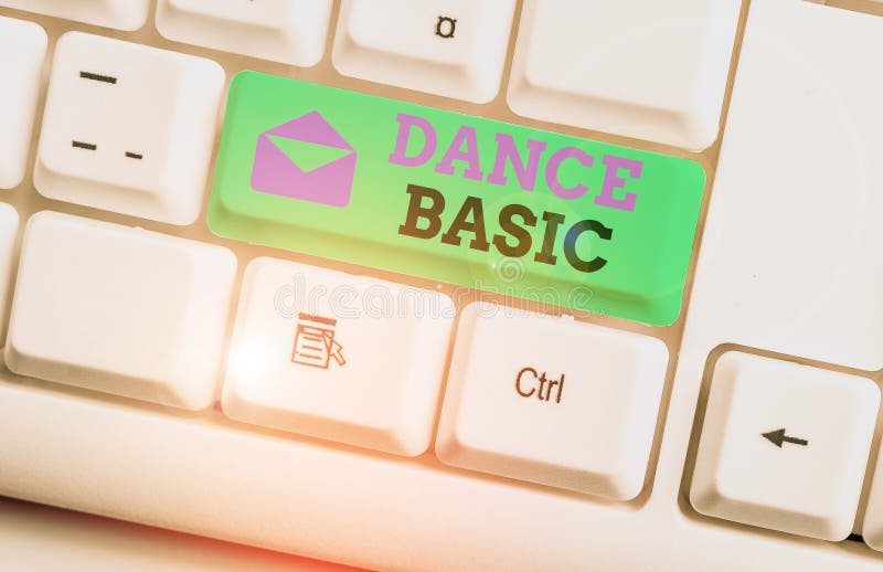 Handwriting Text Dance Basic. Concept Meaning Activity that Utilizes ...