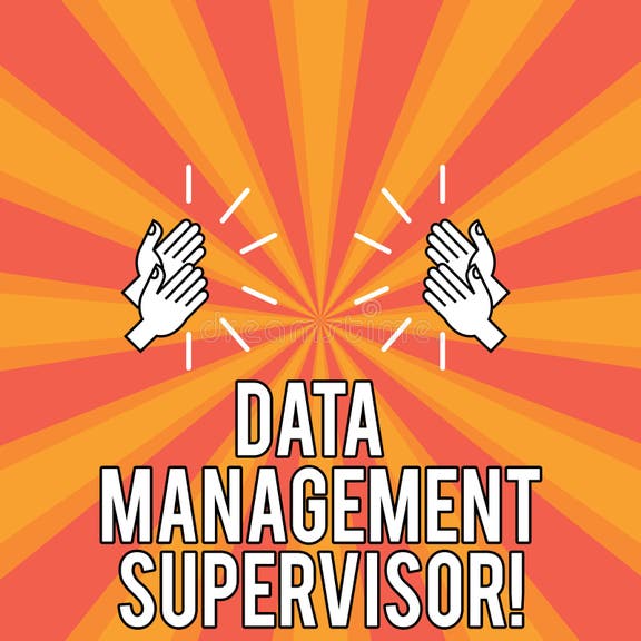 Handwriting Text Data Management Supervisor. Concept Meaning Ensuring ...